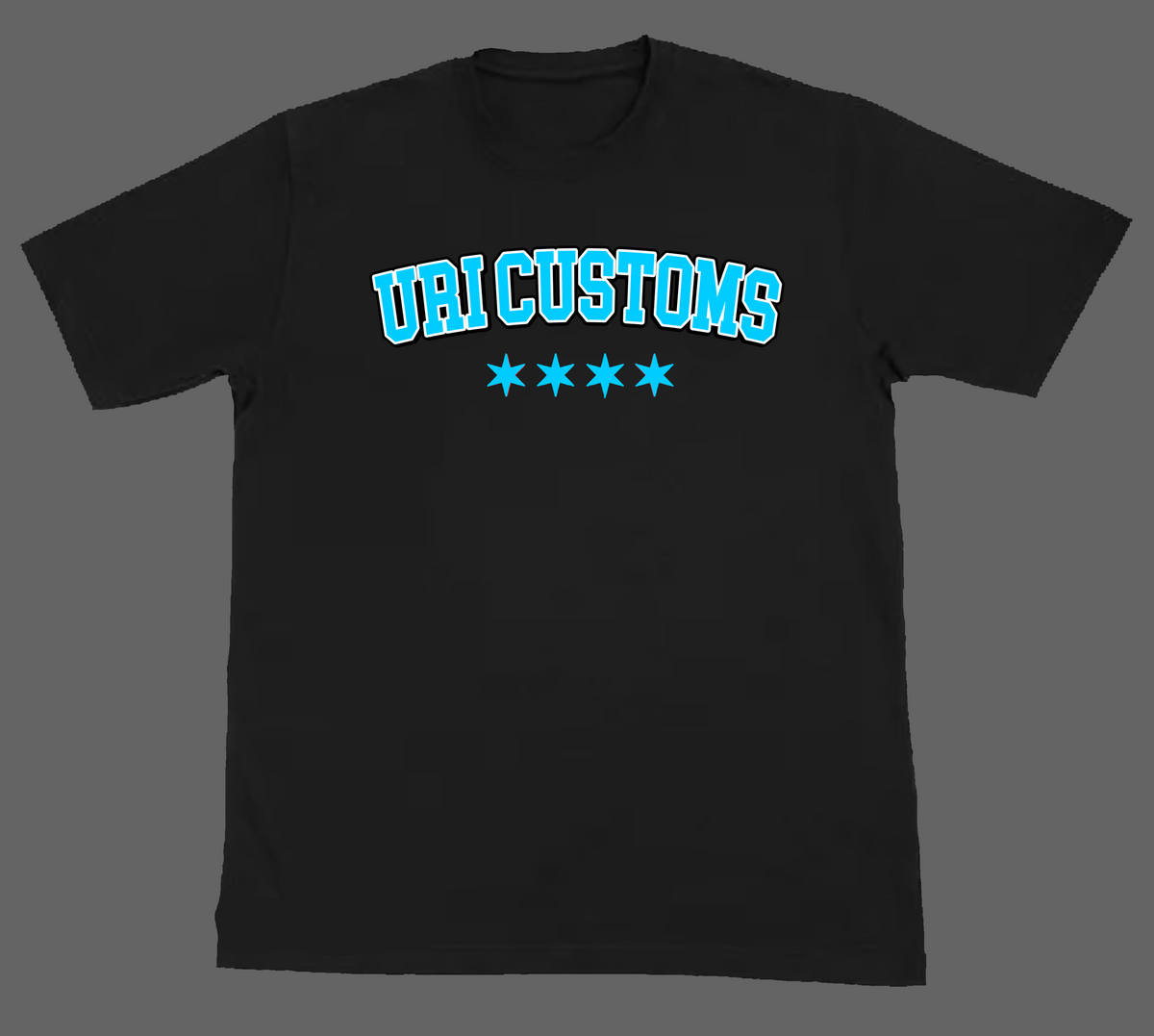Black Uri Customs Alternate Logo Tee